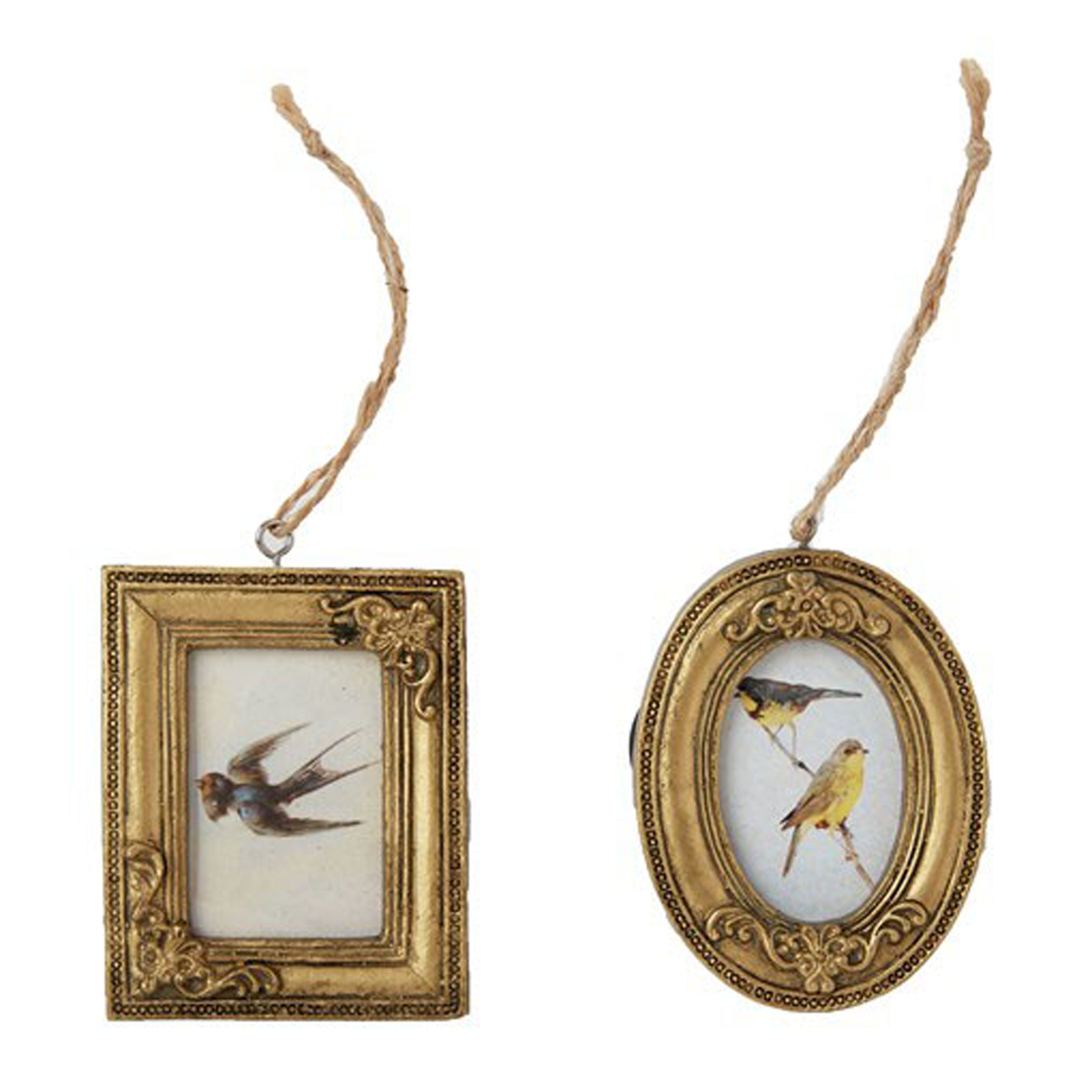 RJB Stone Gold Mini Hanging Classical Photo Frame Rectangle – Petit Bazaar