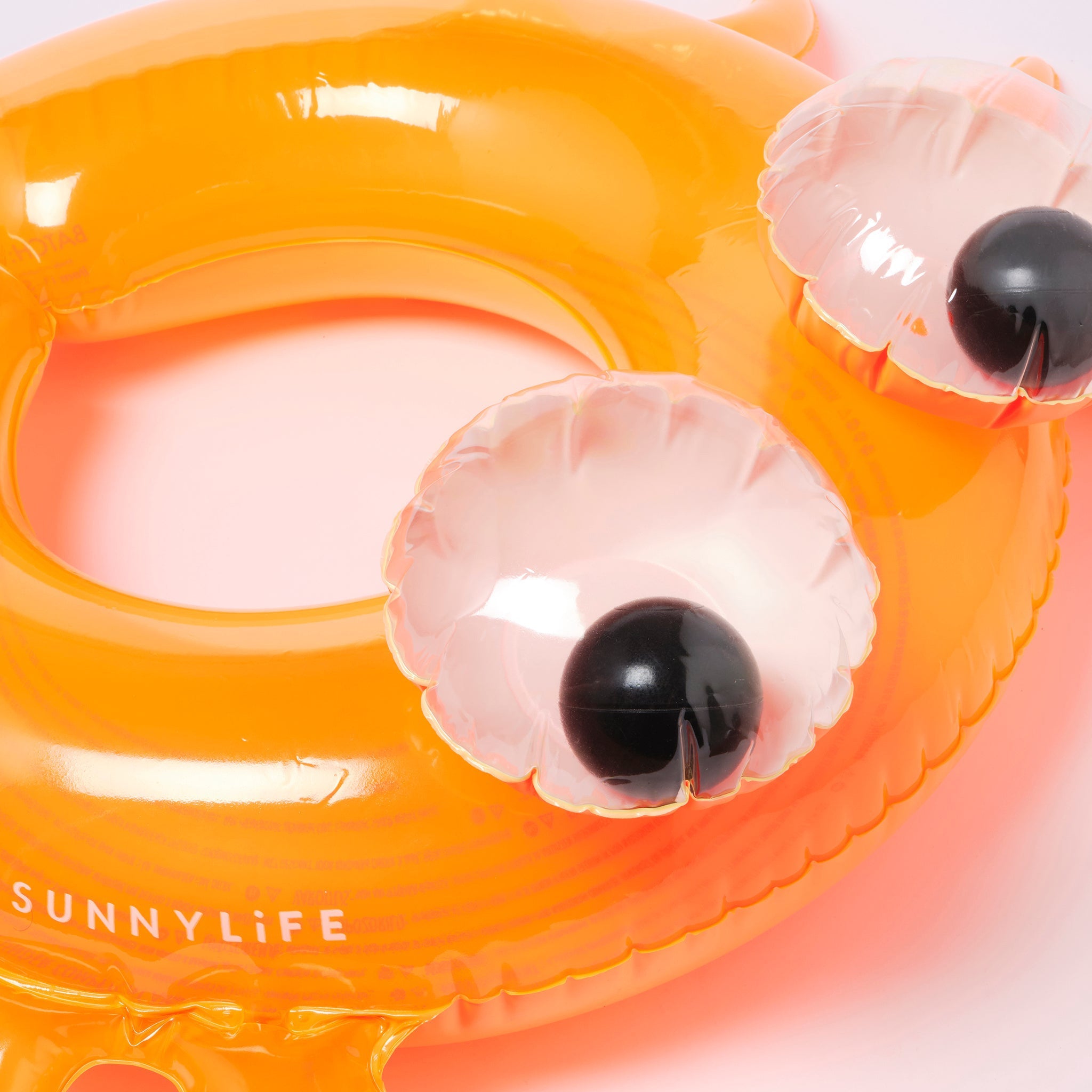 SUNNYLiFE Kiddy Pool Ring Sonny The Sea Creature Neon Orange – Petit Bazaar