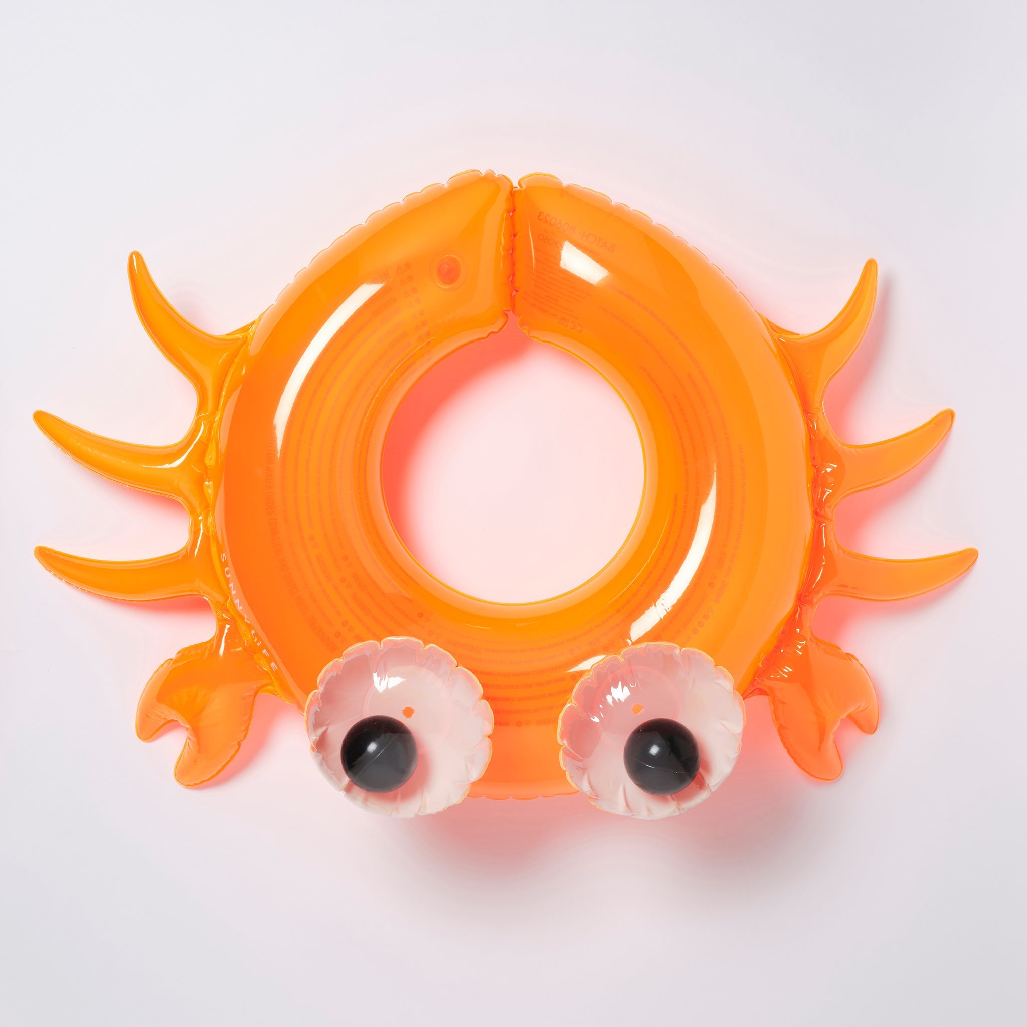 SUNNYLiFE Kiddy Pool Ring Sonny The Sea Creature Neon Orange – Petit Bazaar