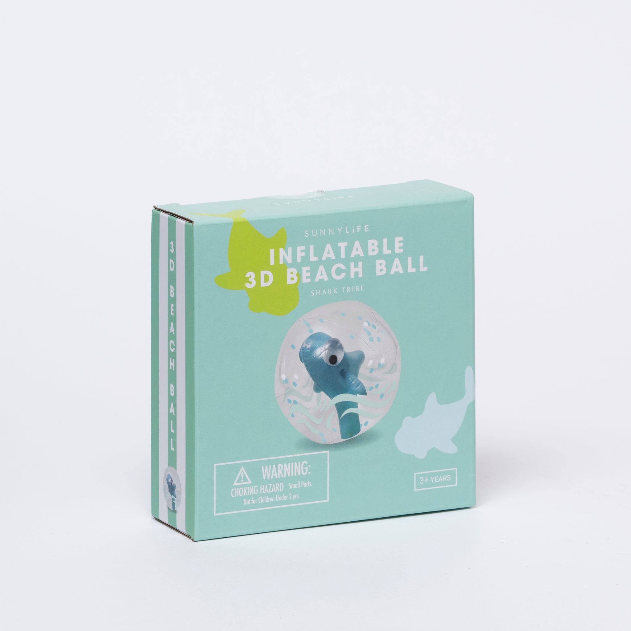 SUNNYLiFE 3D Inflatable Beach Ball Shark Tribe Khaki – Petit Bazaar