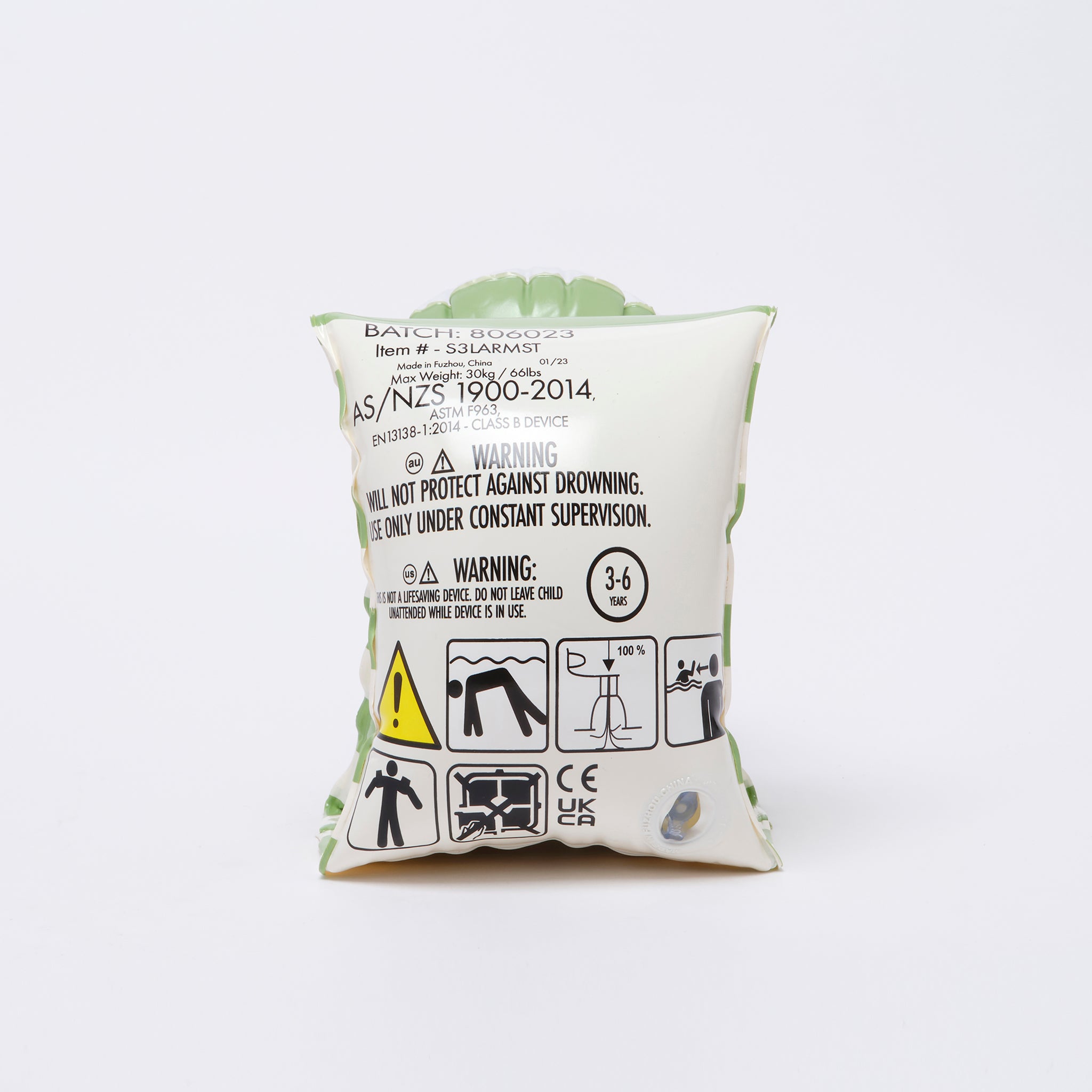 SUNNYLiFE Buddy Float Bands Shark Tribe Khaki – Petit Bazaar