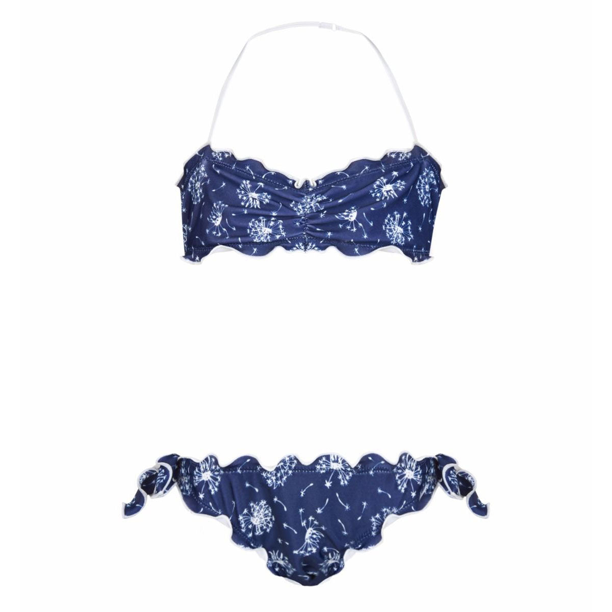 Sunuva Girls Ruched Bikini Blue – Petit Bazaar