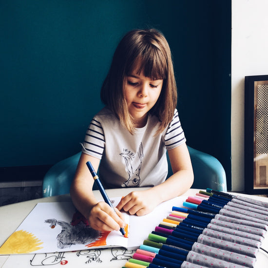 The Book Jar Colouring with Phenella and Riley Rabbit – Petit Bazaar